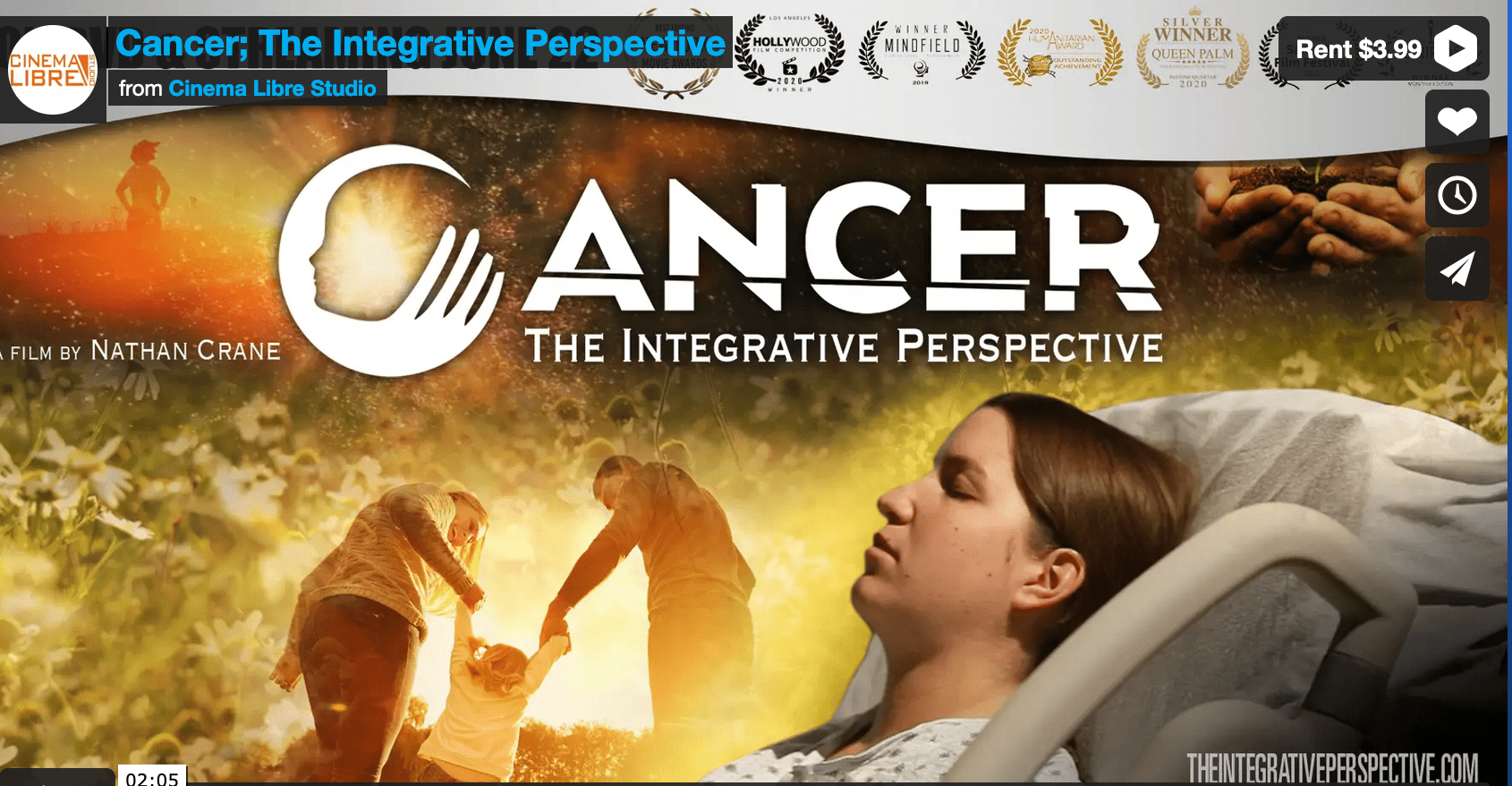 Watch the 20X Award Winning Documentary Film About Cancer — The ...
